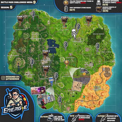 Printable Fortnite Map Season 5 Awesome Cheat Sheet Map For Fortnite