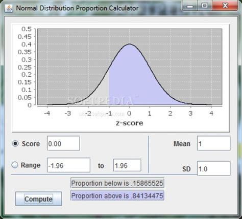 Normal Distribution Proportion Calculator Download Softpedia
