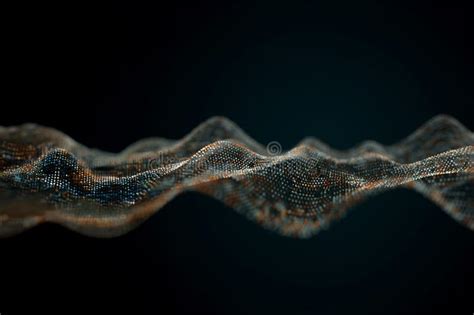 Abstract Wave Artificial Intelligence Futuristic Point Wave Abstract