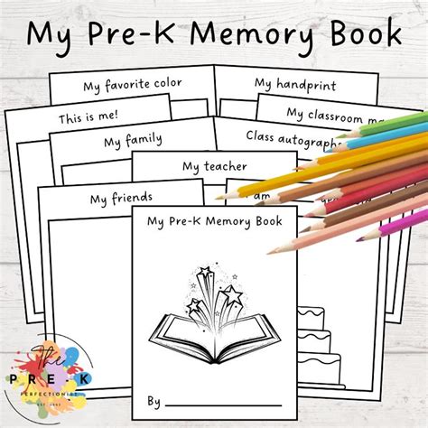 My Pre K Memory Book Preschool Memory Book Pre K Graduation Book Etsy