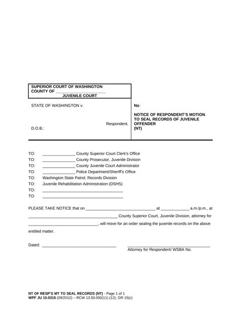 Sealing A Court Order