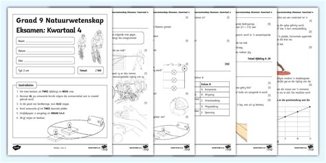 Graad 9 Natuurwetenskap Eksamen Kwartaal 4