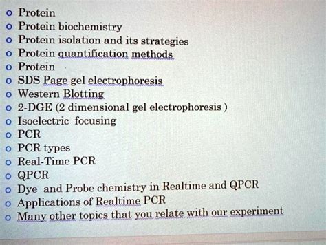 Protein Protein Biochemistry Protein Isolation And Its Strategies Protein Quantification Methods