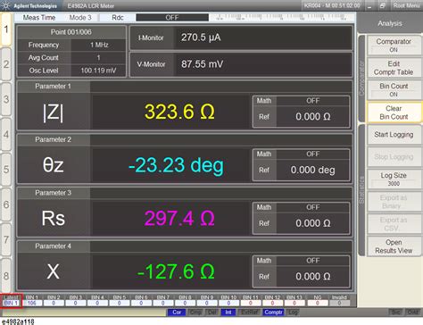 Displaying The Bin Sorting Results