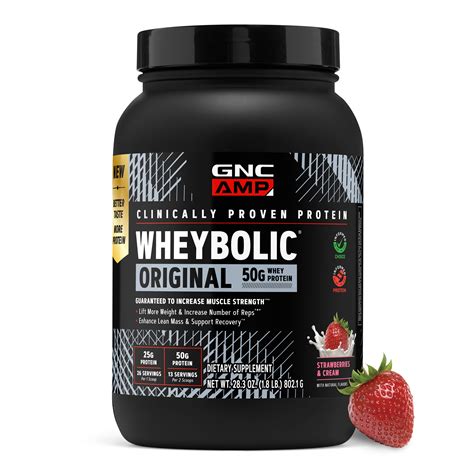 Gnc Amp Wheybolic Clinically Proven Protein Powder 50g Whey Protein