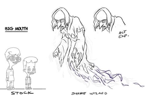 Big Mouth Season 2 Who Voices The Shame Wizard