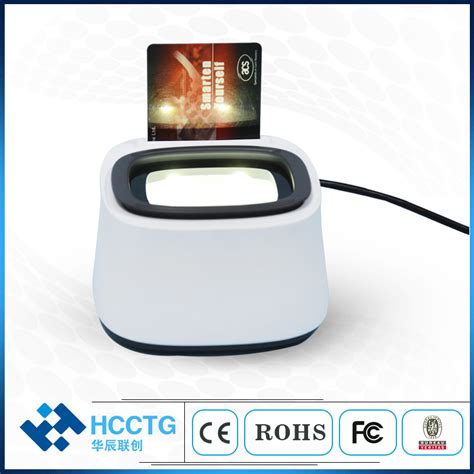 ISO7816 USB Portable 13 56MHz Qr Code IC NFC 2D Barcode Scanner Hcc3300 Barcode Scanner And