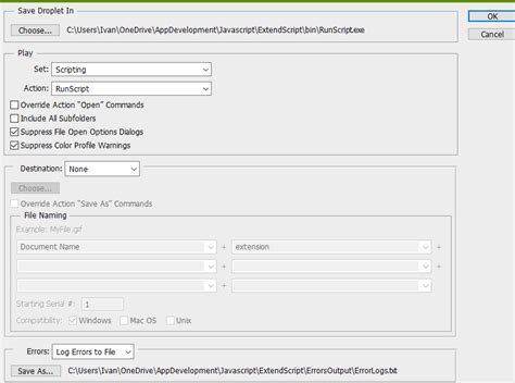 Run A Jsx File In A Droplet Howto Adobe Product Community 11037122