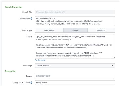 Configuring The Universal Correlation Search To Create Notable Events Splunk Lantern
