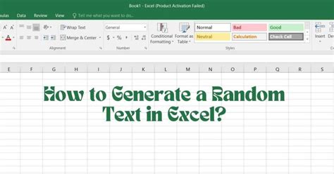 How To Generate Random Text In Excel Lipsum Hub