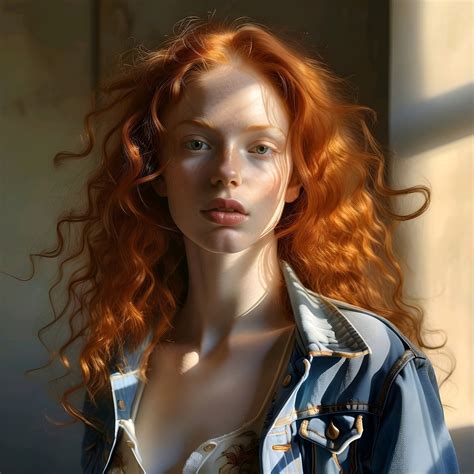 Download Ai Generated Woman Redhead Royalty Free Stock Illustration