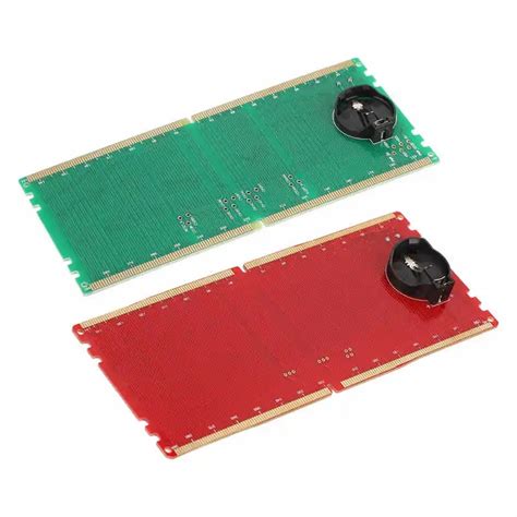Green Ddr5 Ram Memory Slot Tester Card With Led Lights Portable For Pc