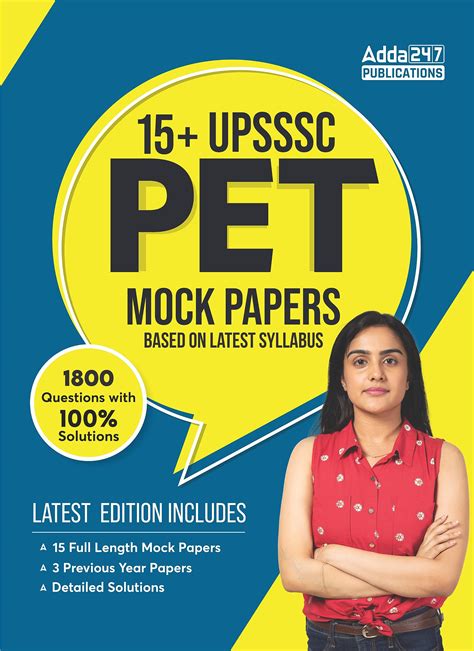 15 Upsssc Pet Papers 2023 English Printed Edition By Adda247