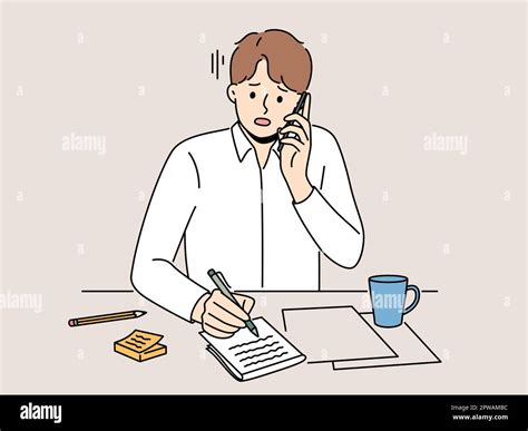 concerned notepad stock vector images alamy