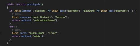 laravel login auth error forum coding indonesia