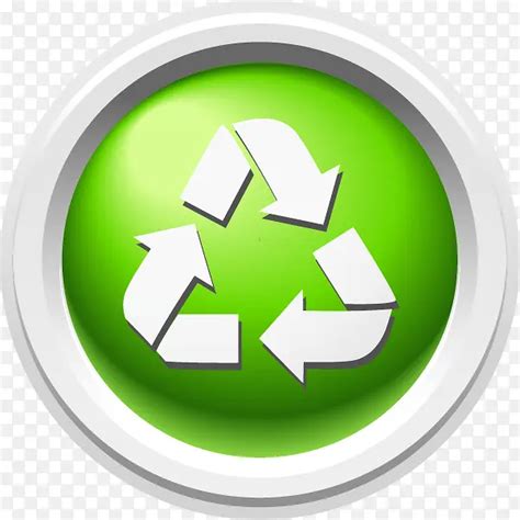 手绘绿色可循环标志图案png图片素材下载 图片编号qbakdbag 免抠素材网