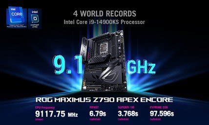 ASUS ROG Maximus Z790 Apex Encore Sets Four New World Records Games Middle East And Africa