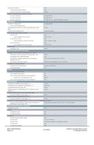 Siemens Simatic Et Sp Analog Input Module Ai Xi Wire Basic At Rs Odhav