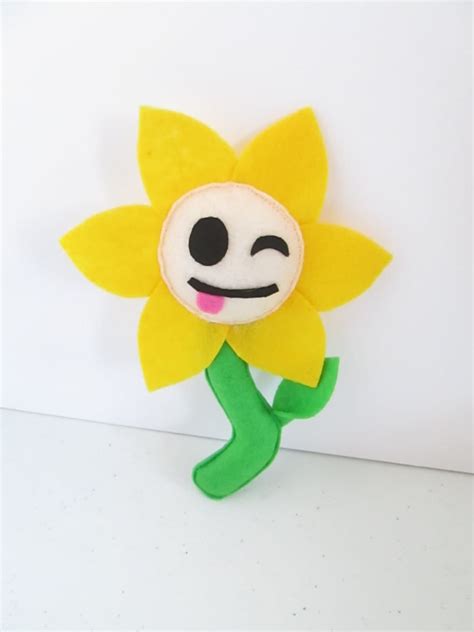 Flowey Plush Inspired by Undertale Flower