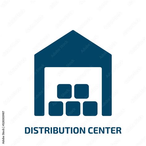 Distribution Center Vector Icon Distribution Center Distribution Distribution Center Vector Icon Distribution Center Distribution