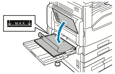 Loading Paper In The Bypass Tray