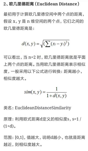 以欧式距离求两个数组的相似度简单代码示例欧式距离转换为相似度 Csdn博客