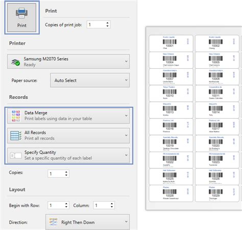 Create Mail Merge Barcodes Barcodewiz