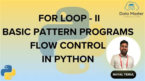 22 For Loop Basic Pattern Programs Flow Control In Python Python