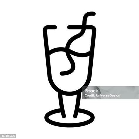 프렌치 75 얇은 선 아이콘 진 음료 개념 고립 된 윤곽 기호에서 음료 선형 아이콘 웹 디자인 및 앱에 대한 벡터 그림 기호 요소입니다 0명에 대한 스톡 벡터 아트 및 기타