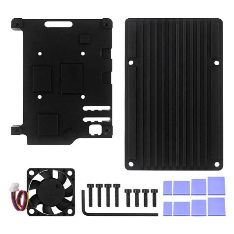 Metal Casing Raspberry Pi5 Passive Cooling Aluminum Casing Optional Cooling Fan Walmart Com