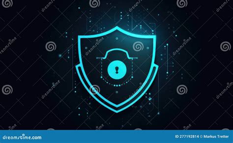 A Shield Icon Symbolizing The Protection Of Sensitive Data Created With Generative Ai Stock