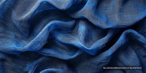 Ai创作图丝线曲线线条薄纱绢布 动感波浪布料 褶皱面料肌理 蓝色飘带抽象背景 流动的蓝色肌理 流体纹理动感线条 扭曲线条纹理背景 蓝色丝线背景 蓝色流动感背景 创意蓝色绸布 蓝色丝纹背景 蓝色