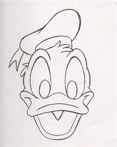 How To Draw Donald Duck Face From Mickey Mouse Clubhouse Printable Images