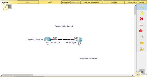Babe CCNA Lab Trainers Configure NAT GNS Lab