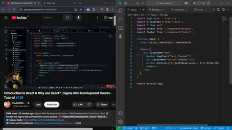 Codewithharry Reactjs Webdevelopment 100daysofcode Learningjourney