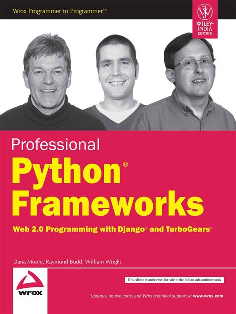 Buy Professional Python Frameworks Web 2 0 Programming With DJango And