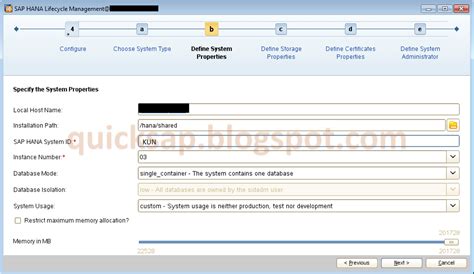 SAP BASIS BASIC OVERVIEW S Hana Database Installation
