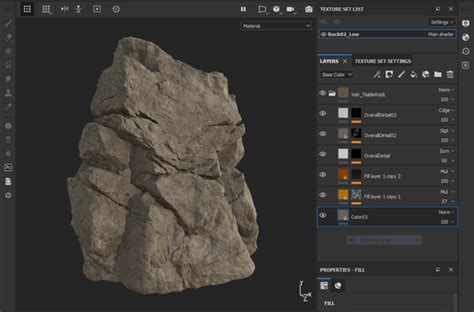 Rock Shader Pipeline From Zbrush To Unreal Zbrush Rock Textures