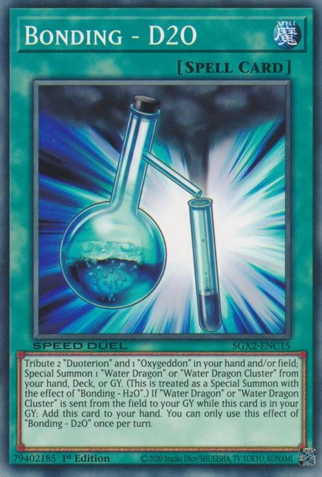 Bonding D2o Speed Duel Gx Midterm Paradox Yugioh