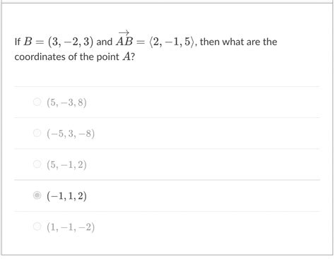 Solved If 3 2 3 And 2 1 5 Then What Are The Chegg Com