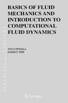 Download Basics Of Fluid Mechanics And Intro To Comput Fluid Dynamics