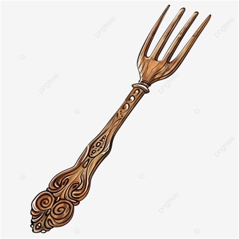 만화 화려한 나무 포크 화려한 활기 없는 목재 Png 일러스트 및 이미지 에 대한 무료 다운로드 Pngtree