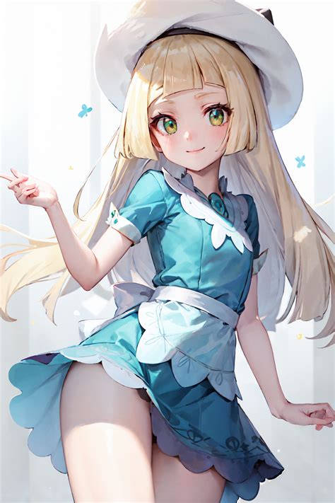 Lillie Pok Mon Pok Mon Sun Moon Image By Pixiv Id Zerochan Anime