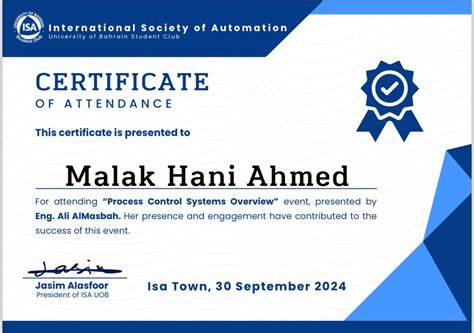 Malak Rashed On Linkedin Professionaldevelopment Processcontrol Isa Continuouslearning