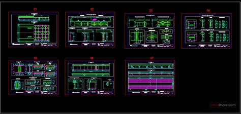 58 Details Of Metal Beam Bridge Dwg Detail For Autocad Free Cad Blocks Download Dwg Models