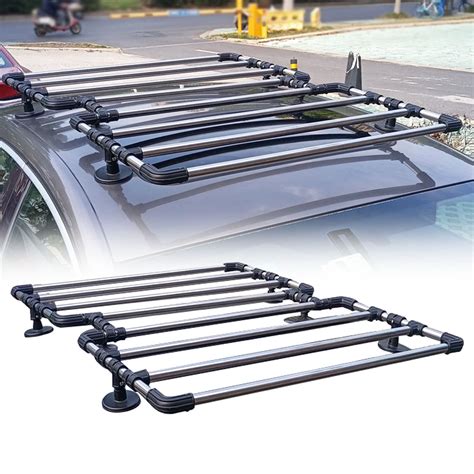 Rooftop Cargo Carrier 36 Inch Universal Roof Rack Cross Bars Suction