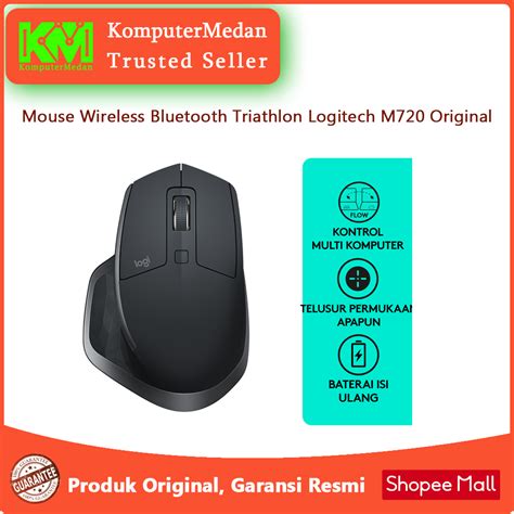 Jual Mouse Wireless Bluetooth Triathlon Logitech M720 Original Shopee Indonesia