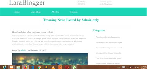 Larablogger Laravel Blogging Cms Abd Crud Generator Sourcecodester