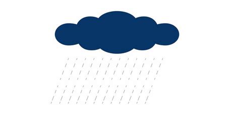 Rain Cloud Animation Stock Video Footage For Free Download