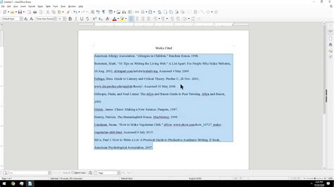 How To Do A Hanging Indent In Libre Office Generatorhooli